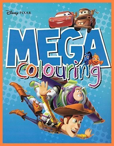 Disney Pixar Mega Colouring Book Toy Story Cars Monsters And Finding