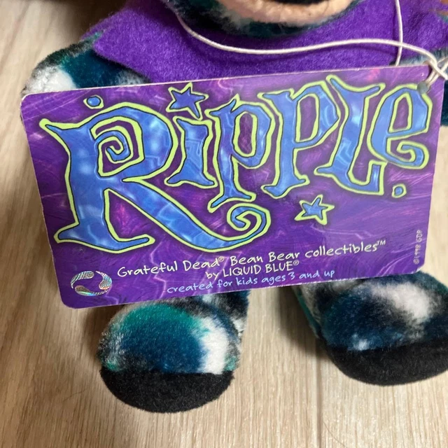 GRATEFUL DEAD BEAN Bear Ripple Stuffed Toy £27.90 - PicClick UK