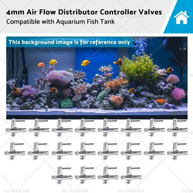 4MM AIR FLOW Distributor Controller Valves for Aquarium Fish Tank Pond ...