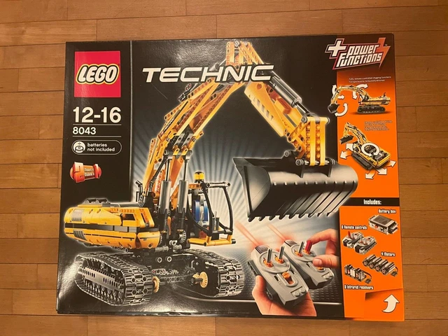 NEU LEGO TECHNIC 8043 Motorisierter Bagger Raupenbagger Kettenbagger ...