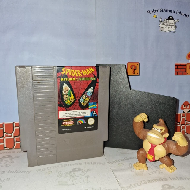 SPIDER-MAN RETURN OF The Sinister Six Nintendo Nes 8 Bit Pal A Italiano ...