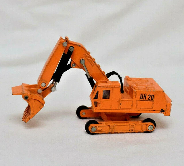SHINSEI UH-20 HITACHI Loader Shovel #29 Japan Mini Power Die Cast Metal ...
