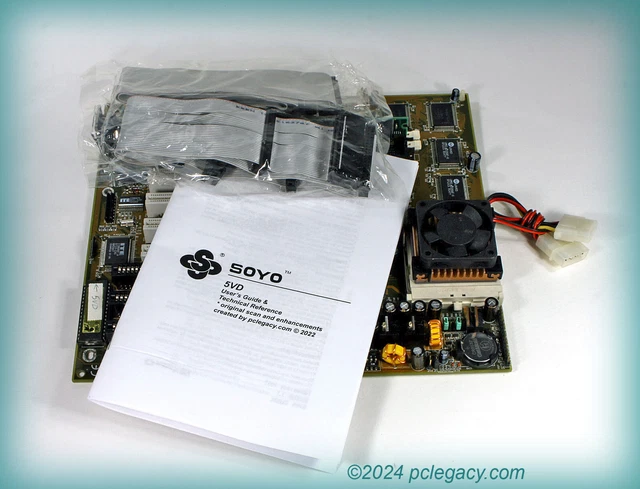 VINTAGE SOYO 5VD AT 430VX Socket-7 PCI/ISA Motherboard +P100, 32MB ...