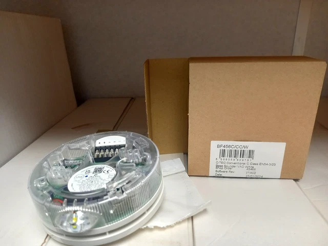 5 X C-TEC BF456C/CC/W conventional base sounder / VAD in White £60.00 ...