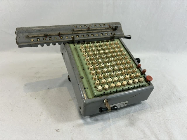 MACHINE TO CALCULATING Monroe Cy France, Years 1950, Calculating $142. ...