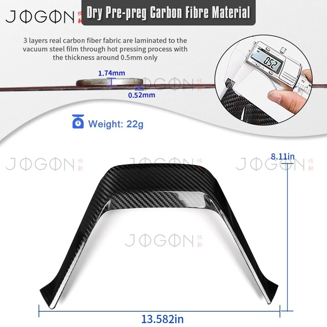 FOR CORVETTE C8 Z06 ZR1 2026+ Dry Carbon Dashboard Gauge Cluster Screen ...