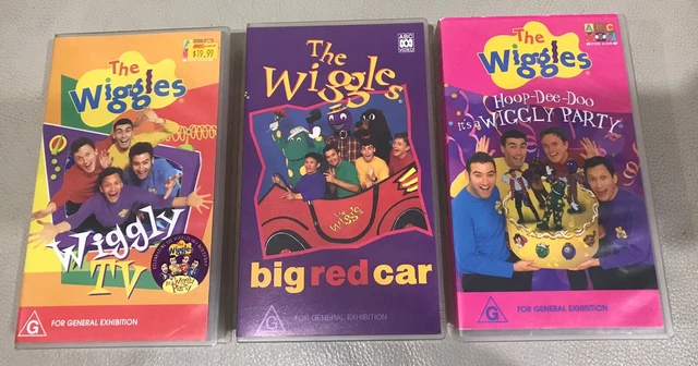 THE WIGGLES WIGGLY TV + BIG RED CAR + HOOP-DEE-DOO IT'S A WIGGLY PARTY ...