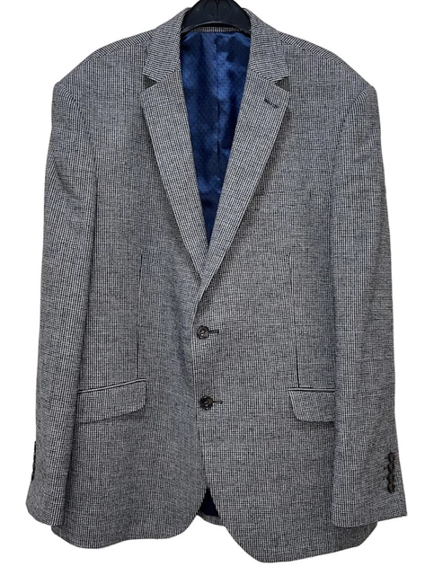 MENS JACK REID Heritage Grey Wool Blend Blazer Jacket Smart Casual £14. ...