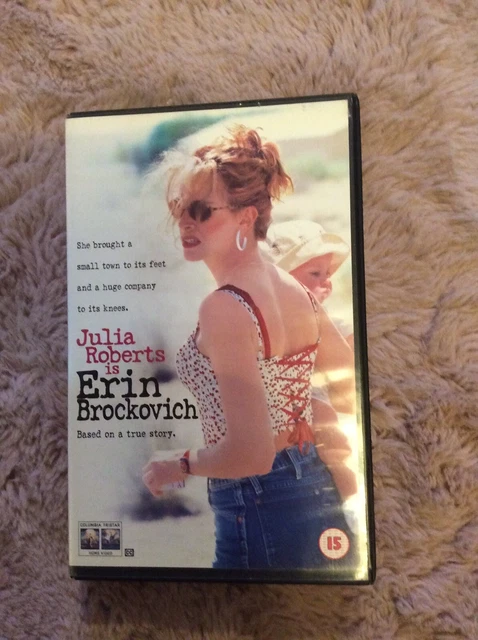 ERIN BROCKOVICH, BIG Box Ex Rental (VHS 2000) Julia Roberts £2.89 ...