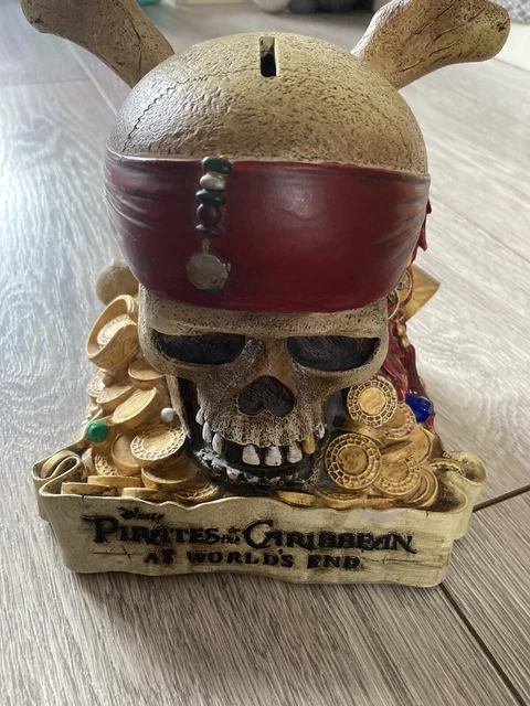 DISNEY PIRATES OF The Caribbean At World’s End Piggy Bank Coin ...