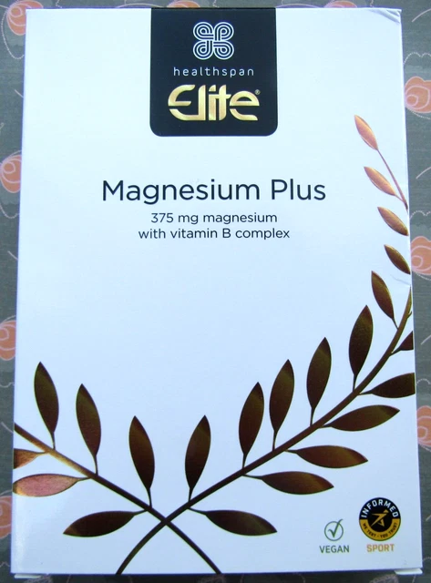 HEALTHSPAN ELITE MAGNESIUM Plus 375mg. 120 Tablets. Expiry 07/2026. £15 ...