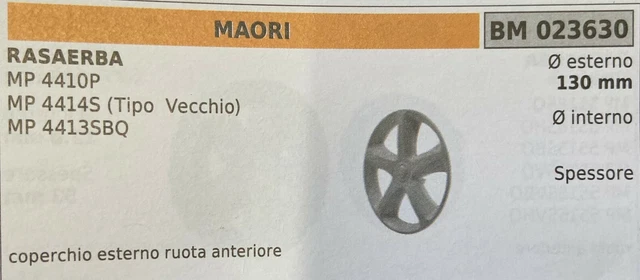 ROUE TONDEUSE BRUMAR Maori BM023630 EUR 3,10 - PicClick FR