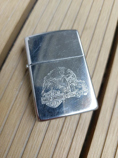 ZIPPO HARLEY DAVIDSON 1992 Sturmfeuerzeug Adler Logo Feuerzeug EUR 28,00 - PicClick DE