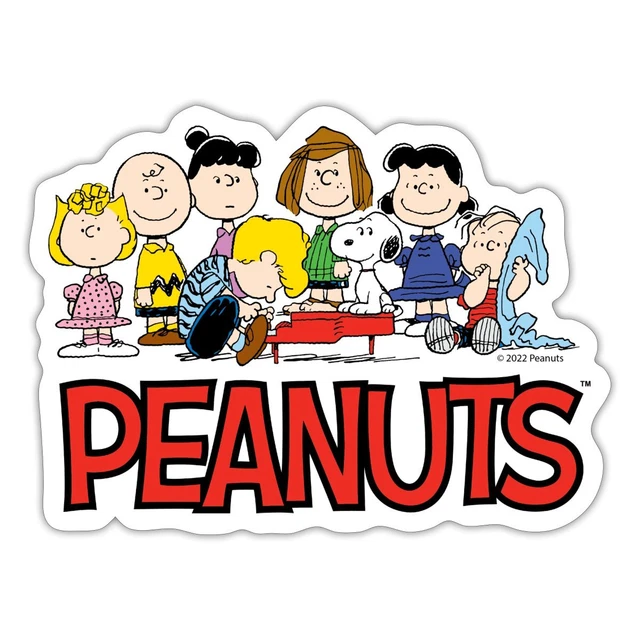 PEANUTS SNOOPY UND Seine Freunde Logo Aufkleber Sticker, max. 10 x 10 ...