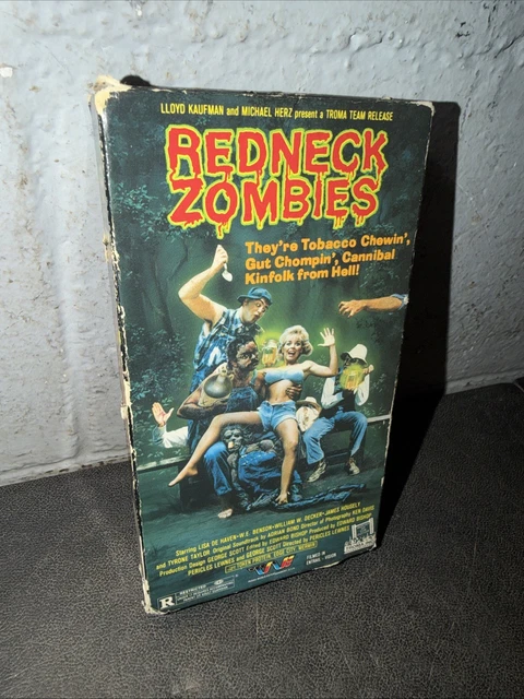 FIRST RELEASE REDNECK Zombies VHS Troma Inc TWE Trans World ...
