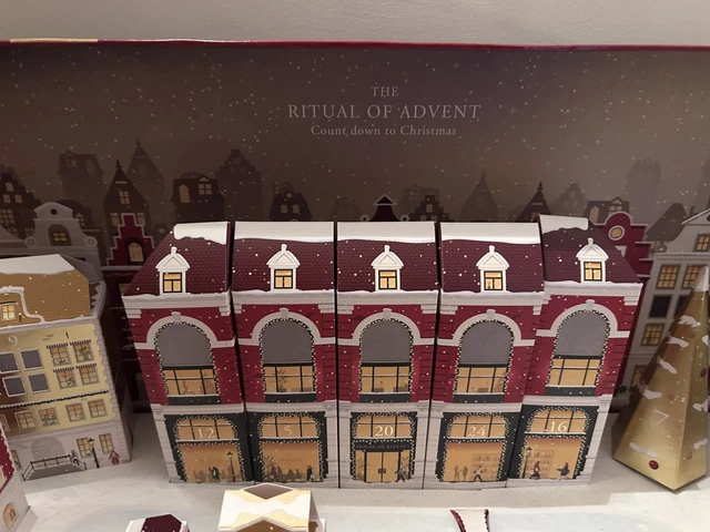 RITUALS EMPTY PREMIUM Advent Calendar 24 Boxes Village Light Up Boxed ...