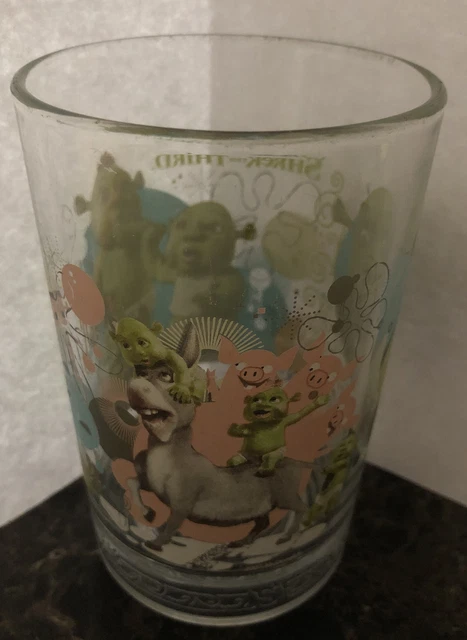 MCDONALDS DREAMWORKS 2007 Shrek the Third Glass Collector's Cup £11.26 ...