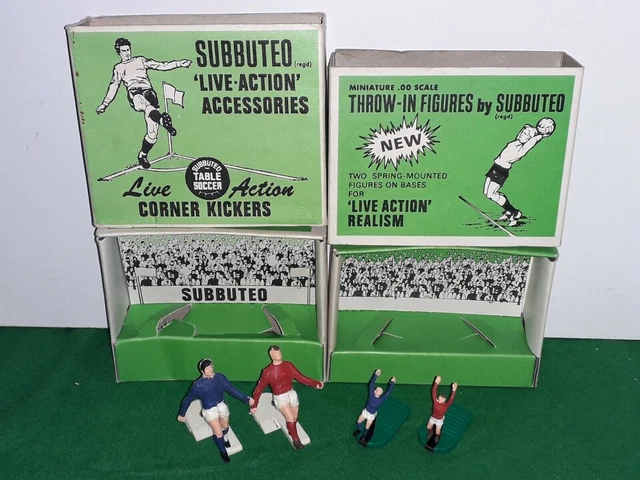 BOXED SUBBUTEO C131 C132 Sets Live Action Corner Kickers Throw-in ...