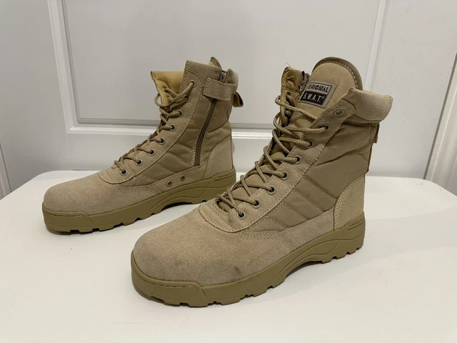STIVALI TATTICI ORIGINALI SWAT US Desert Army classici impermeabili in ...