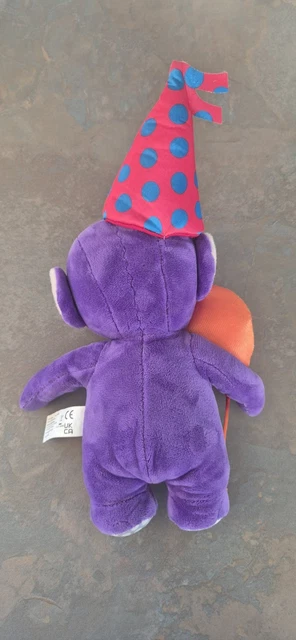 !! TELETUBBIES TALKING Party Tinky Winky Soft Toy Plush Hat & Balloon ...