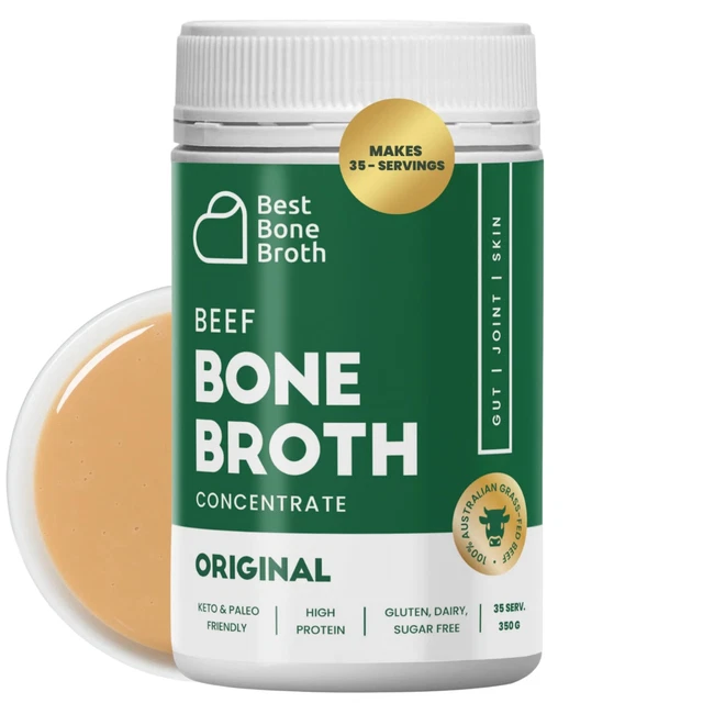 BEEF BONE BROTH Concentrate | Help Improve Joints, Skin, & Gut | Liquid ...