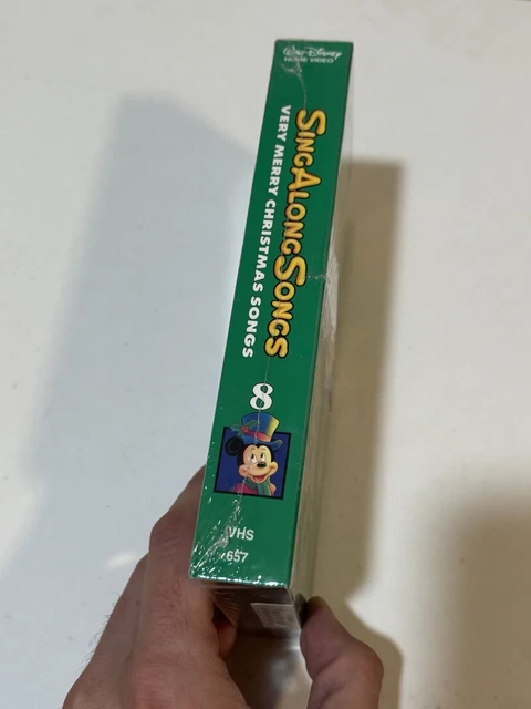DISNEY'S SING ALONG Songs Merry Christmas Rare & OOP Volume Eight ...