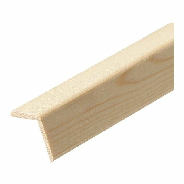 2.4M ANGLE PINE corner trim moulding beading wooden timber edging ...