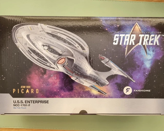 STAR TREK PICARD USS Enterprise NCC-1701-F Starship - Fanhome - UK New ...
