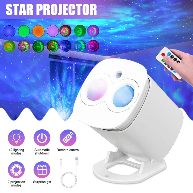 AURORA STAR PROJECTOR Night Light Led Starry Sky Galaxy Projection Lamp ...