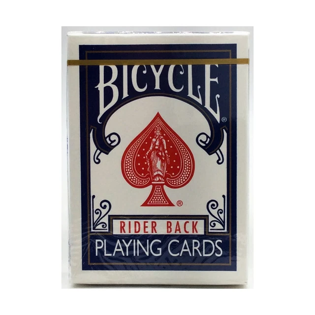 BICYCLE PLAYING CARDS 808 Poker Rider Back Blue Playing Cards SW $20.16 ...