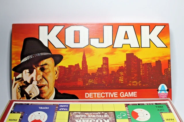VINTAGE RETRO TV Series 1975 Kojak Detective Board Game - VGC Complete ...