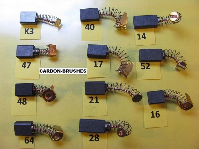 NUTOOL CARBON BRUSHES Hs,Mnbc,Mnpg,Ms,Npt,Npk,Ntpg,Nxpr Power Tools £7. ...