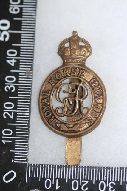BRITISH ARMY METAL Cap Badge Royal Horse Guards Ww1 Pattern £11.00 ...