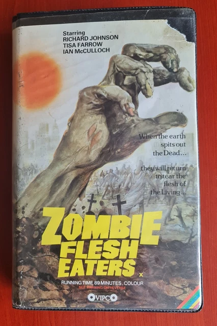 ZOMBIE FLESH EATERS Pre Cert Vhs £0.99 - PicClick UK