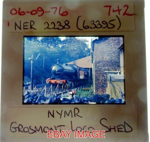 ORIGINAL 35MM SLIDE LNER LOCO NO 63395 AS 2238 AT PICKERING 9/19 £2.75 ...