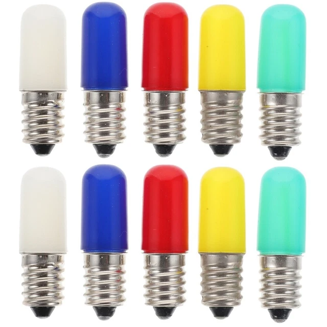 SET OF 2 Colored Light Bulb E27 Led 12v Rechargeable Bulbs Night Market ...