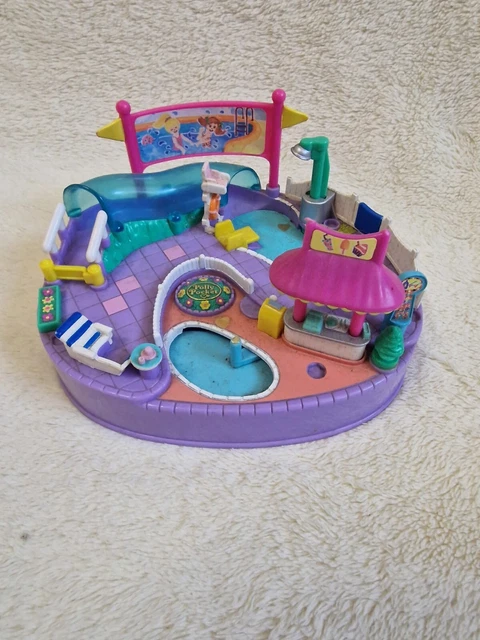 POLLY POCKET MINI Pool Party Schwimmbad Freibad Bluebird 1997 ohne ...