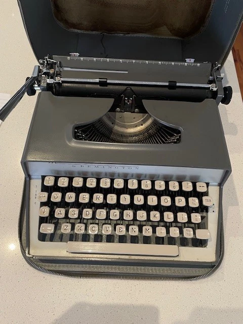 VINTAGE RARE REMINGTON Monarch typewriter with CURSIVE SCRIPT $1,000.00 ...