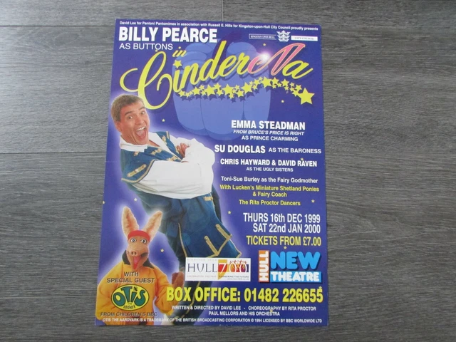 BILLY PEARCE & Otis Aadvark in Cinderella 1999 Original HULL New ...