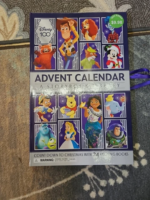 DISNEY 100 ADVENT Calendar a Storybook Library: Countdown to Christmas ...
