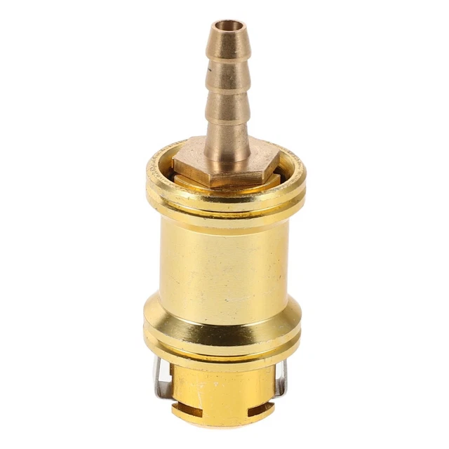 SELF-LOCKING TIRE AIR Valve Adapter - Plug Inflator Nozzle 0.6mm Chuck ...