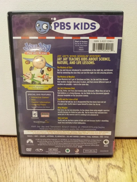 PBS KIDS JAY Jay the Jet Plane DVD Jay Jay’s Wing Wigglin’ Mystery EUR 21,97 - PicClick DE
