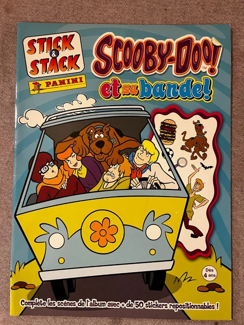 ALBUM PANINI STICK And Stack Scooby Doo 2008 Stickers Repositionnables Mint EUR 4,90 - PicClick FR