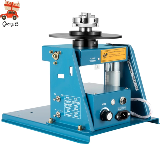 3-JAW WELDING TURNTABLE Turntable Manipulator Welding Positioner Rotary ...