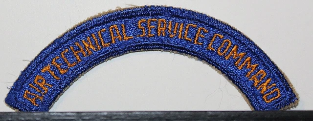 USAAF US ARMY Air Force Air Technical Service Command WW II Full Color Patch Tab £4.70 - PicClick UK