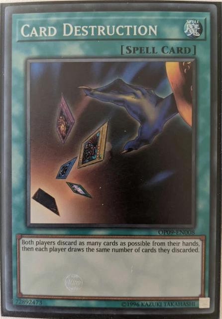YUGIOH CARD DESTRUCTION Super Rare OP09-EN008 NM $4.95 - PicClick AU