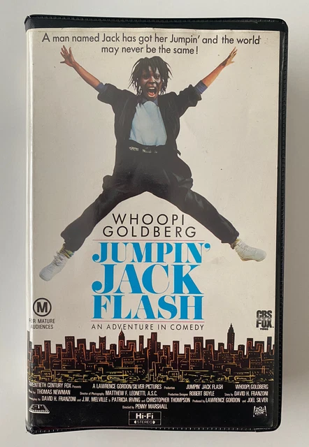 JUMPIN’ JACK FLASH [VHS] CBS Fox Big Box Ex-Rental Video Whoopi 1986 £ ...