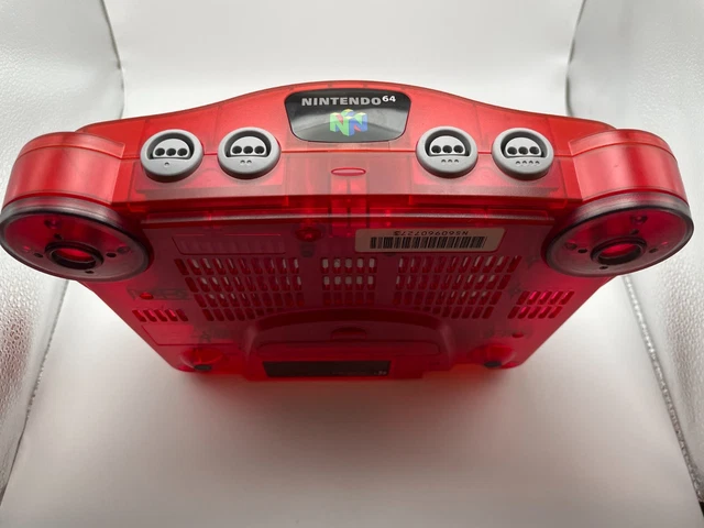 NINTENDO 64 FUNTASTIC Watermelon Red N64 Console OEM Controller Tested ...