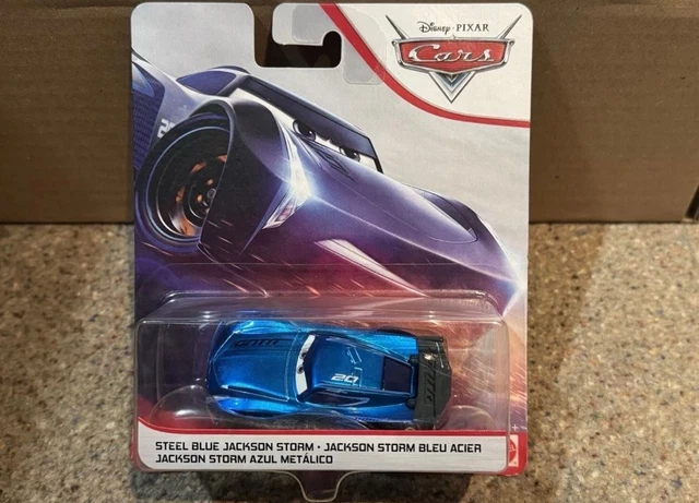 DISNEY PIXAR CARS Blue Steel Metallic Jackson Storm Mattel 1/55 ...