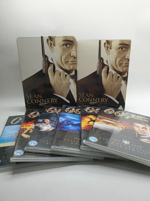 SEAN CONNERY ULTIMATE 007 James Bond Edition Tin DVD Box Set EUR 11,43 ...